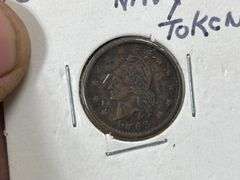 2 Tokens from 1863. Love and Army / Navy - Bid On Estates Auction Services