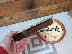 2 Advertising Beer Trays. Dobler Brewing with Victorian Girl and Teck ...