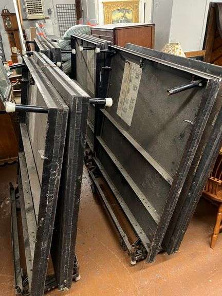 4x of SICO Portable Rolling Stage Platforms. (128’ sq.) Heavy and a bit ...