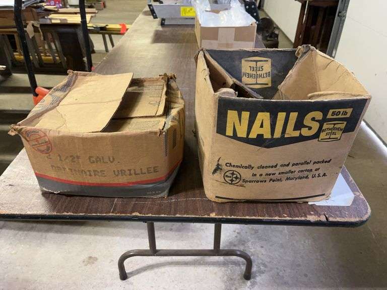 2 Boxes of Nails - Bid On Estates Auction Services