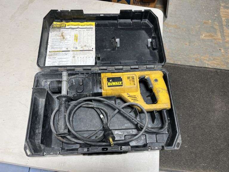 Dewalt Rotary Hammer Drill (powers on) - Bid On Estates Auction Services