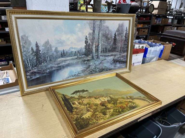 2 Large Prints - Bid On Estates Auction Services