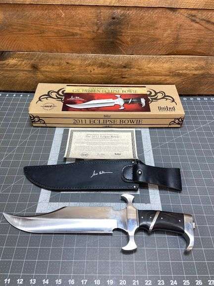 2011 Limited Edition Gil Hibben Eclipse Bowie Knife - Bid On Estates ...