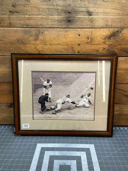 Large Framed Baseball Photograph - Bid On Estates Auction Services