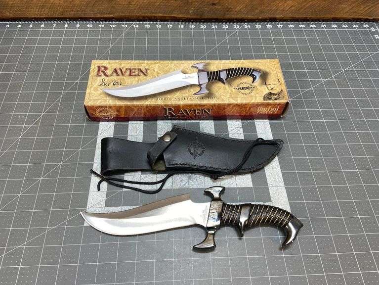 Gil Hibben Vault Collection Knife - Raven - Bid On Estates Auction Services