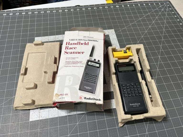 Radio Shack Handheld Scanner - Bid On Estates Auction Services