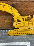 24" Laser Cut Steel Excavator - Bid On Estates Auction Services