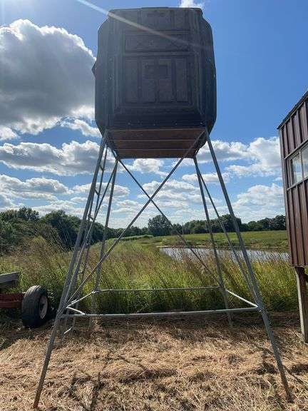 Elevated SCENTite Blind - Mossy Oak Properties Boley Real Estate
