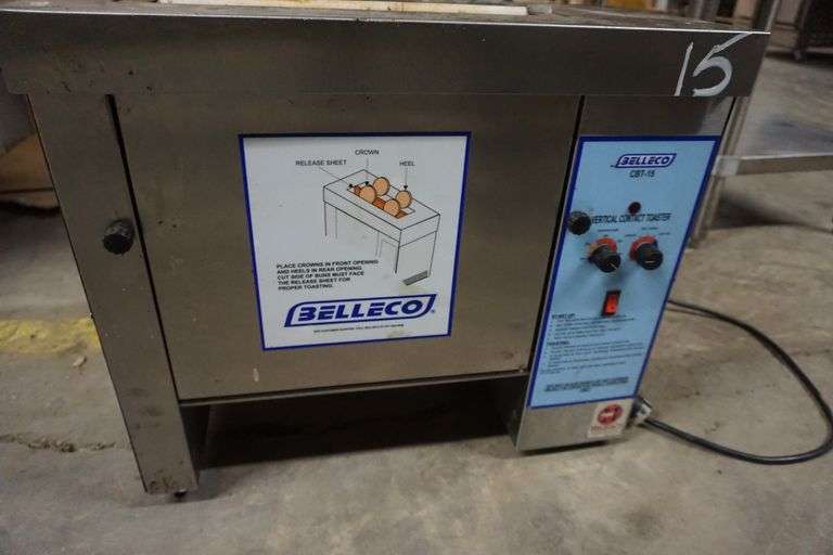 Belleco CBT-15 Vertical Contact Toaster - Bonnette Auctions