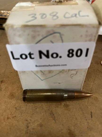 .308 Bullets 20 Rounds - Bonnette Auctions