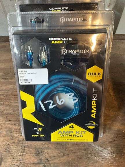 Raptor Complete Amp Kits - Bonnette Auctions