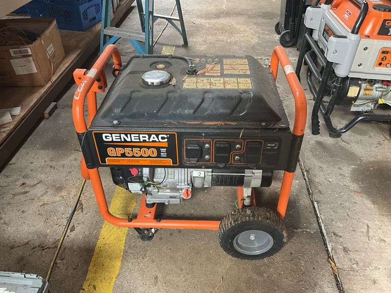 Generac GP5500 Generator - Bonnette Auctions
