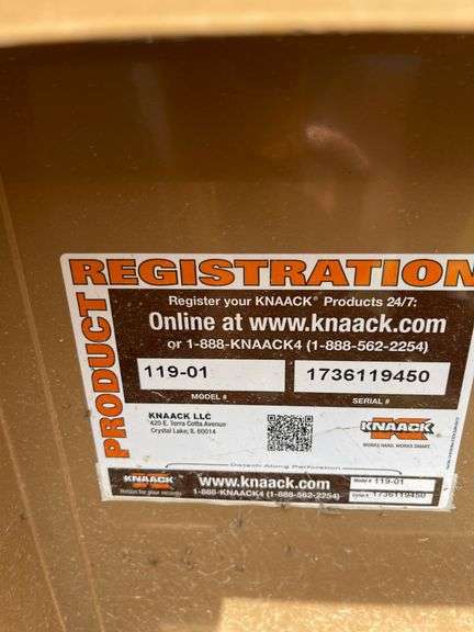 Knaack Job Box Model 119-02 - Bonnette Auctions
