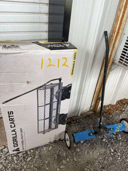 Rolling Magnet & Gorilla Cart Rolling Cart New in Box - Bonnette Auctions