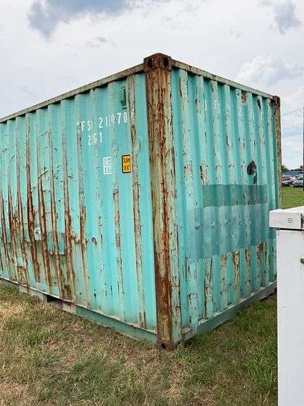 Shipping Container Max Gross 67,200 LBS - Bonnette Auctions