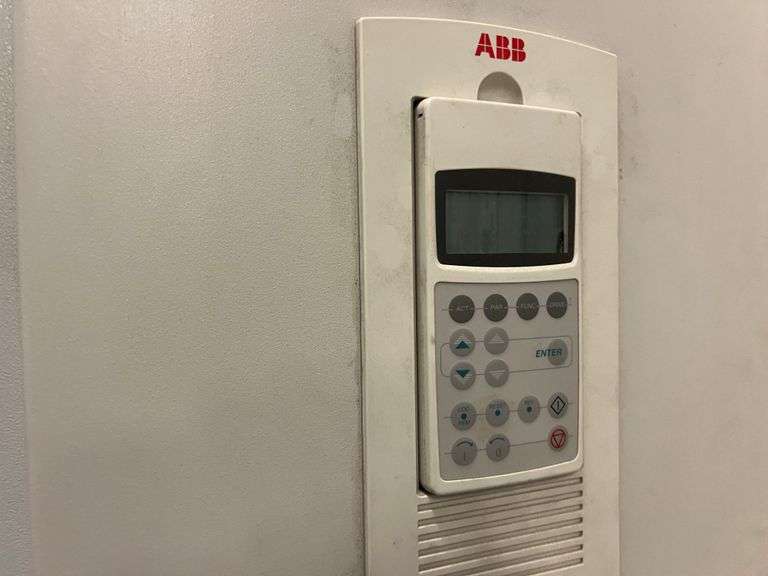 ABB single door electrical panel with VFD - Bonnette Auctions