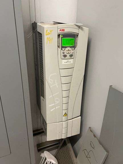 ABB wall mount VFD blower fan - Bonnette Auctions