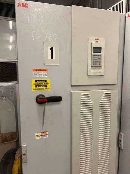 ABB single door electrical panel with VFD - Bonnette Auctions