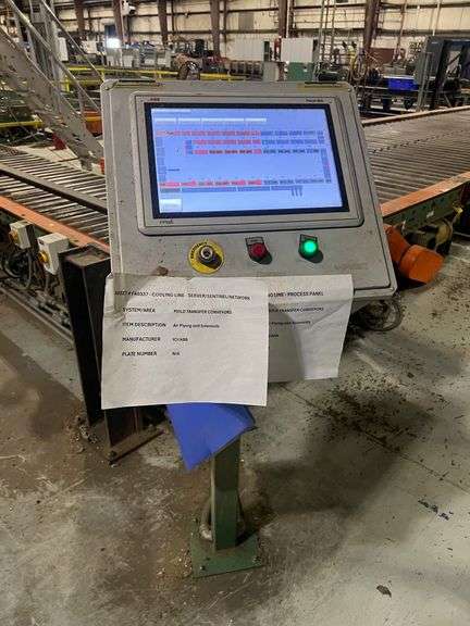 Conveyor HMI with ABB panel 800 touch screen - Bonnette Auctions