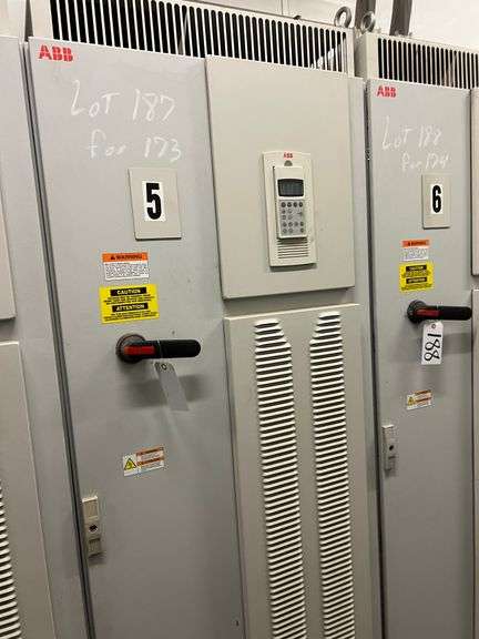 ABB single door electrical panel with VFD - Bonnette Auctions