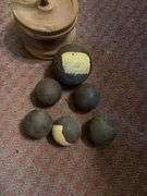 Musket Balls - Five Small, One Large - Bonnette Auctions