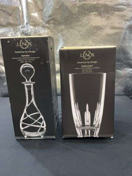 Lenox Decanter and Lenox Vase - Bonnette Auctions