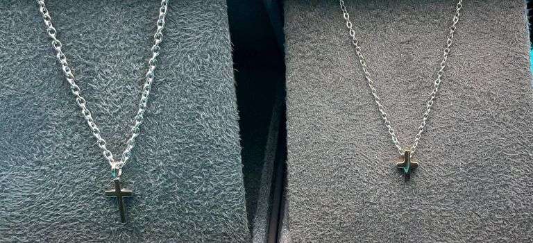 Necklace with Cross by Chisel,2 - Bonnette Auctions