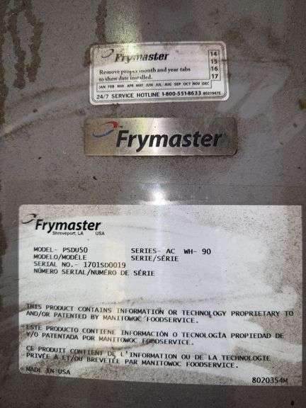 New Fry Master - Bonnette Auctions