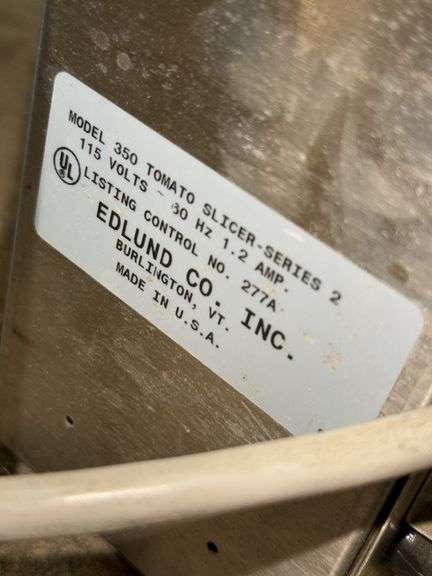 Edlund Tomato Slicer - Bonnette Auctions