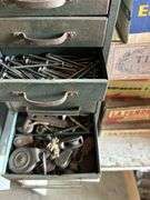Metal storage drawers, and hardware, miscellaneous - Bonnigson & Associates