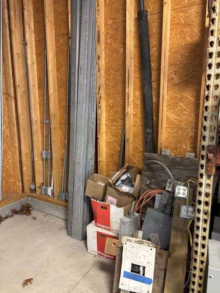 Walker Square deduct and used panels in corner and 12 in.² duct ...