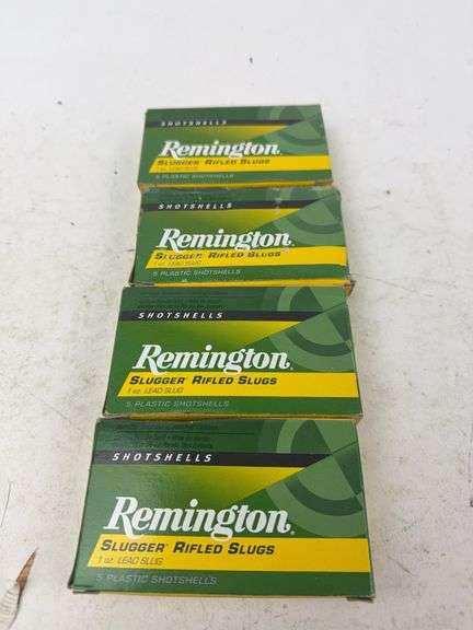 (4) - Remington 12 Gauge Lead Slugs - Bonnigson & Associates