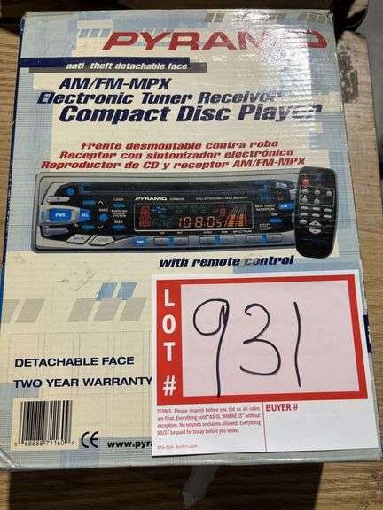 Pyramid car and truck radio - Bonnigson & Associates