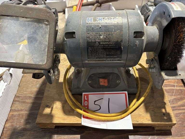 Bench pro bench grinder - Bonnigson & Associates