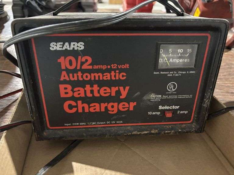 Sears battery charger - Bonnigson & Associates