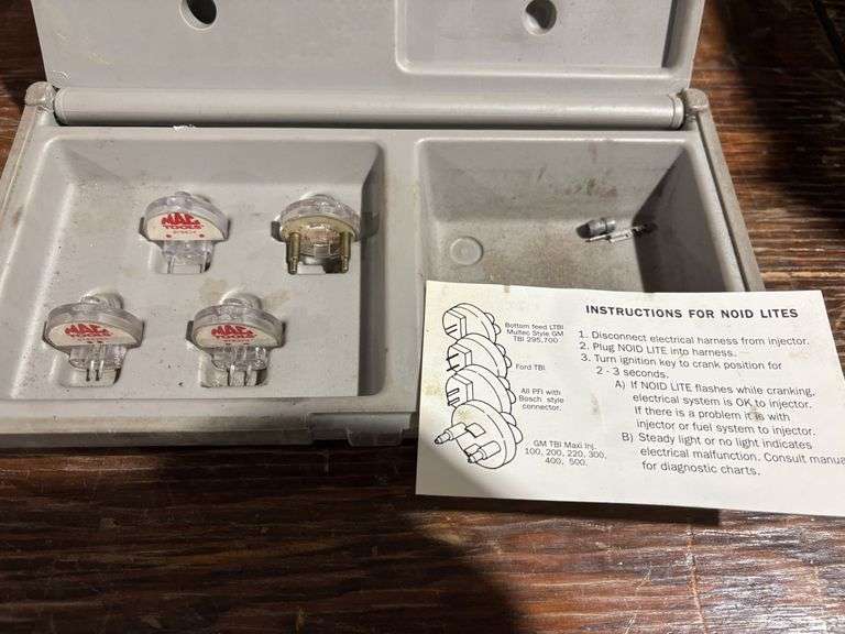 Mac fuel injector tester - Bonnigson & Associates