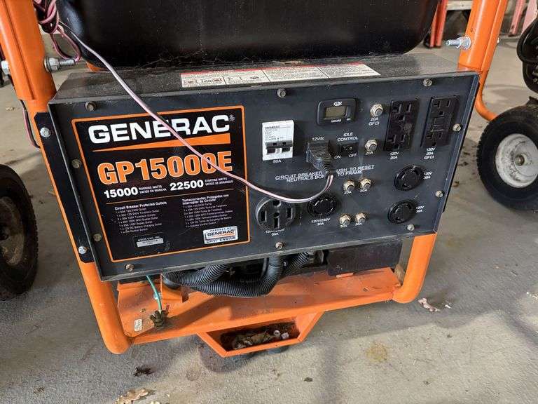 Generac GP 15000E generator - Bonnigson & Associates