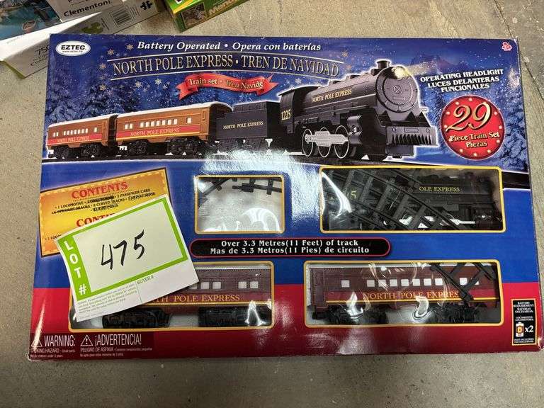 North Pole express train set battery operated - Bonnigson & Associates