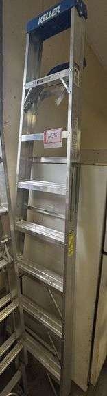 8 foot aluminum ladder - Bonnigson & Associates