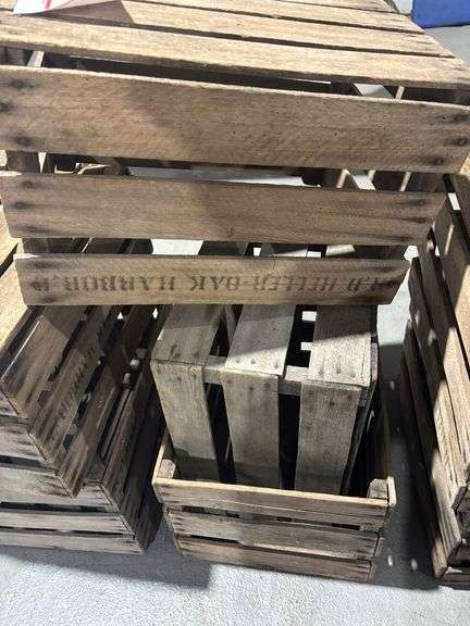 3 - wooden apple crates - Bonnigson & Associates