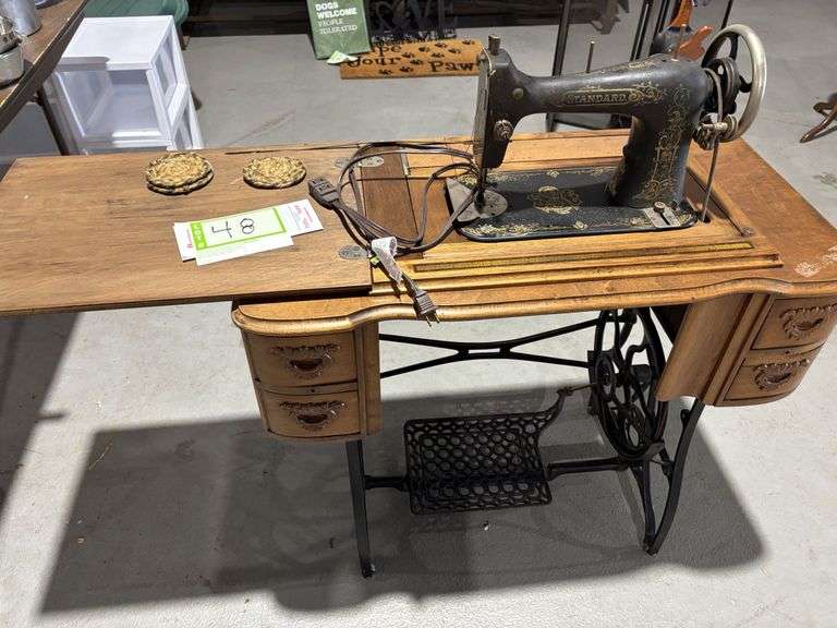 Standard Treadle Sewing Machine Bonnigson And Associates 6330