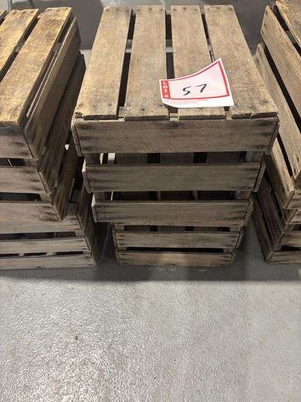 3 - wooden apple crates - Bonnigson & Associates