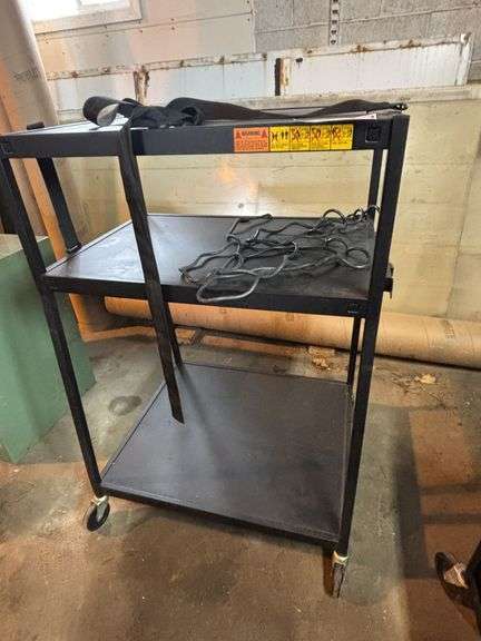 Projector cart, 32 x 22 x 48” - Bonnigson & Associates
