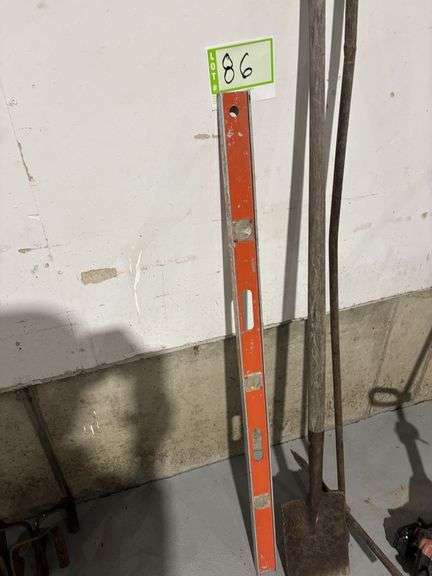 4 foot level, spade, handle - Bonnigson & Associates