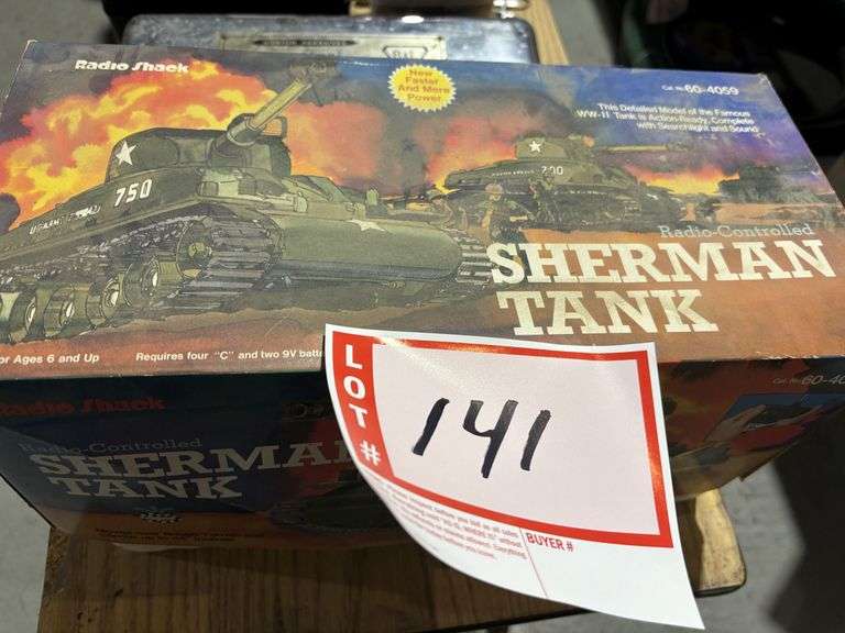 Sherman Tank, radio controlled - Bonnigson & Associates