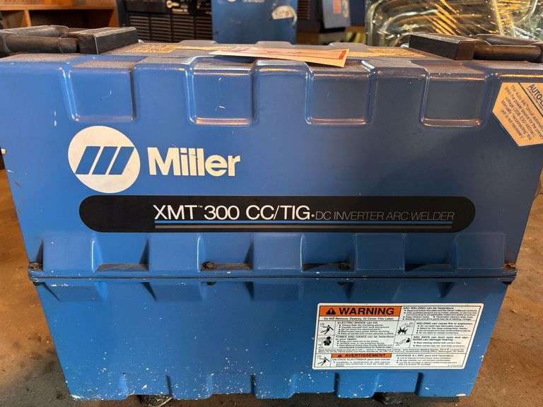 Miller XMT 300 cc/TIG welder - Bonnigson & Associates