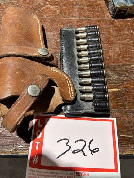 Holster and 357 shells - Bonnigson & Associates