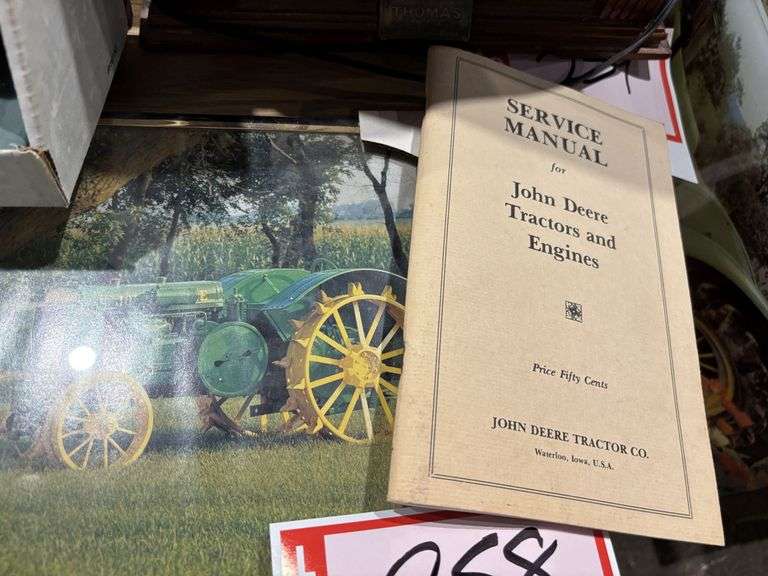 2 – John Deere pictures and frames and 2 dash service manuals for John ...