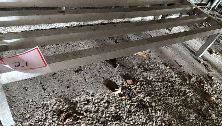 Dunnage rack for coolers, aluminum, 24 x 12 x 60“ - Bonnigson & Associates