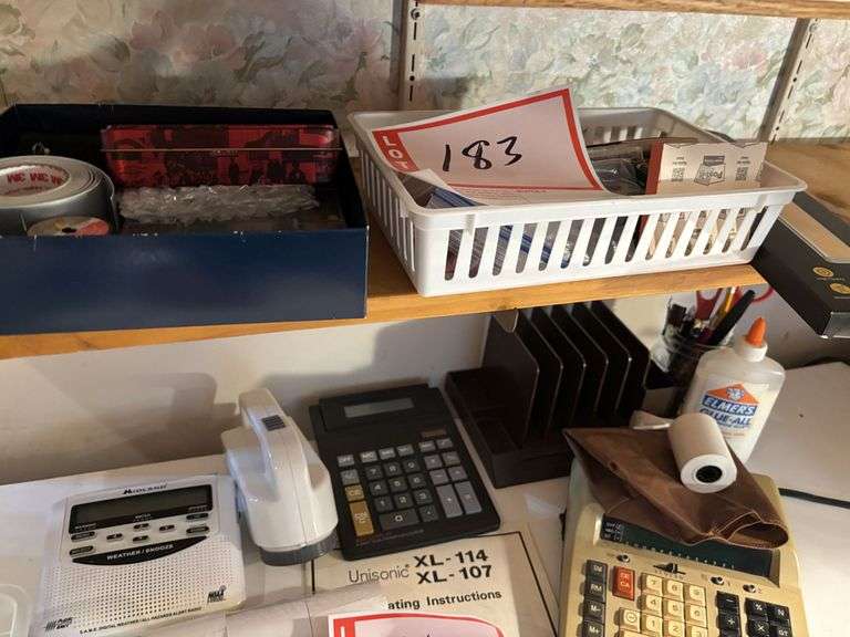 LED light, tape and desk items - Bonnigson & Associates